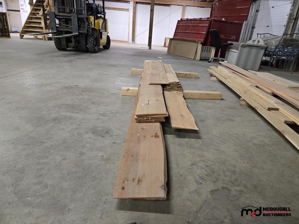 Quantity of Assorted Western Red Cedar Boards (Approx. 10'' Wide)